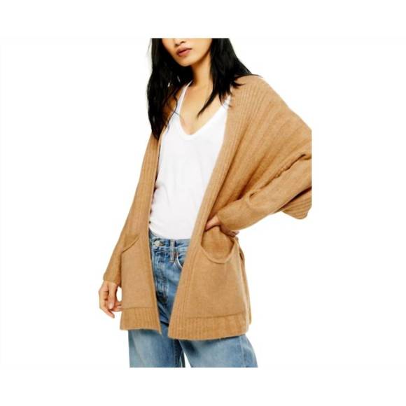 Topshop | Sweaters | New Topshop Open Front Knit Oversized Sweater ...